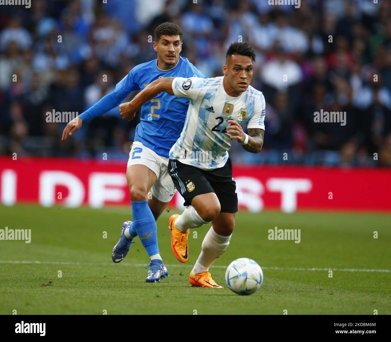 Lisandro Martinez of Argentina during Finalissima Conmebol - UEFA Cup ...
