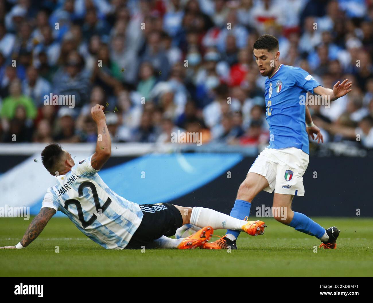 Jorginho of Italy during Finalissima Conmebol - UEFA Cup of Champions ...