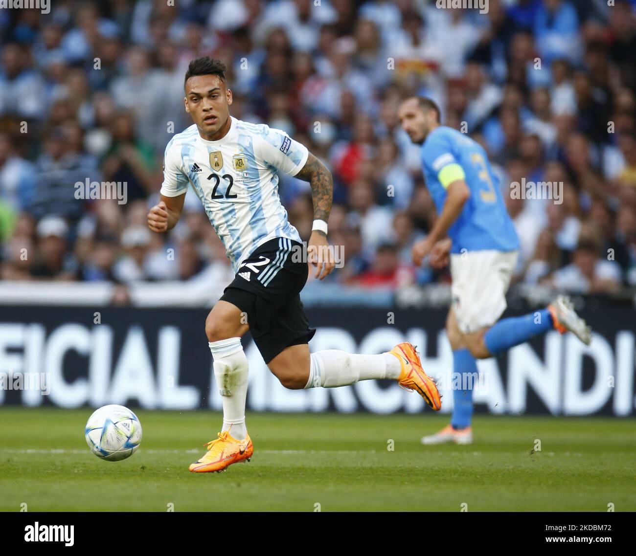 Lisandro Martinez of Argentina during Finalissima Conmebol - UEFA Cup ...