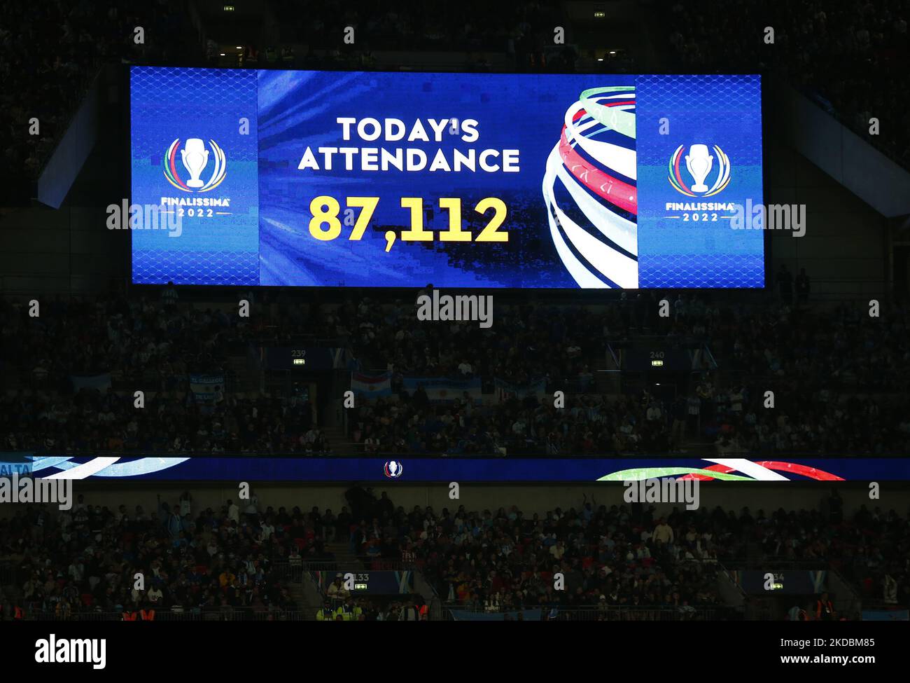 Wembley stadium london scoreboard hi-res stock photography and images ...