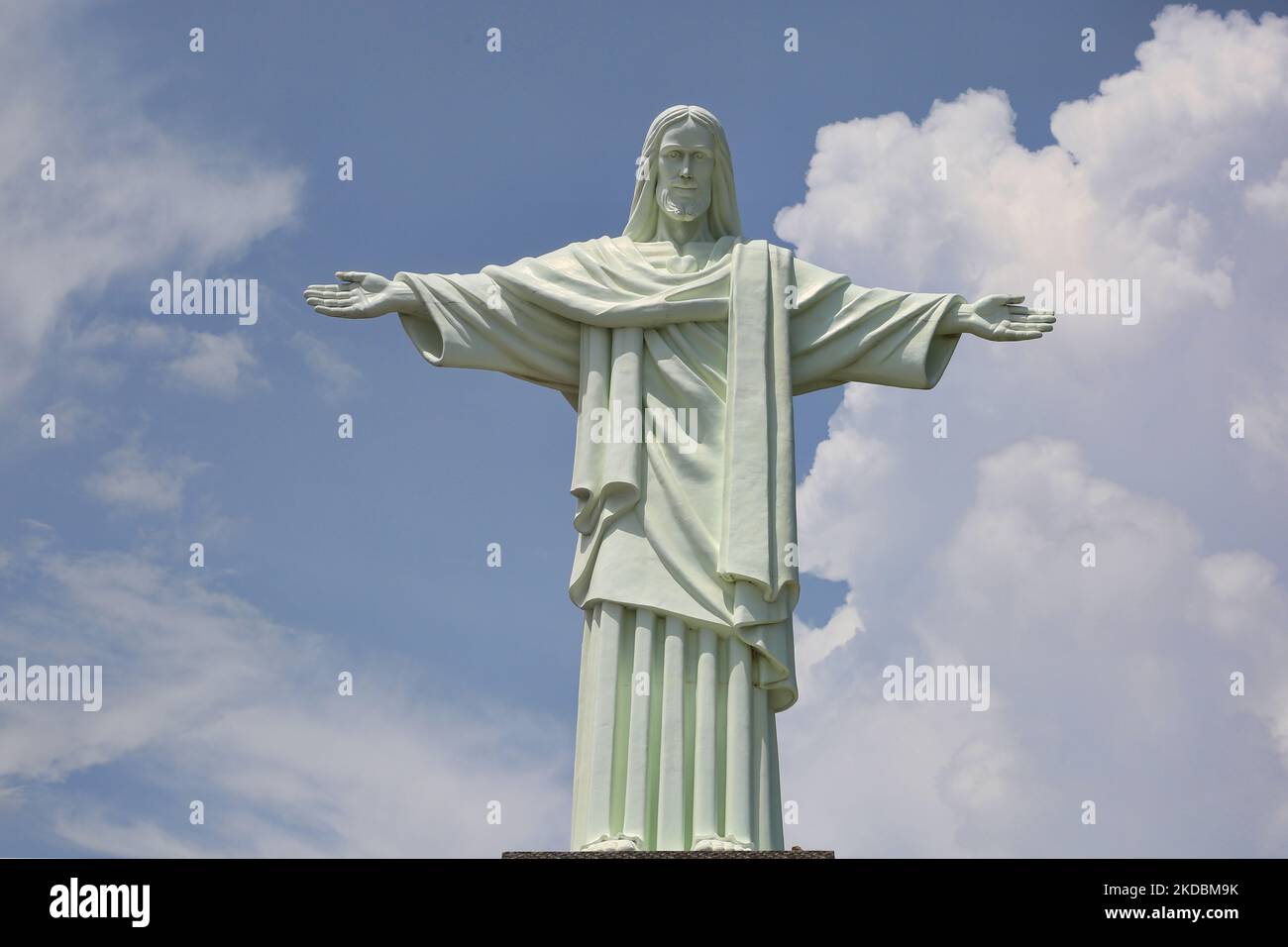 Statue of Christ The Redeemer at St. Joseph's Shrine in Vizhinjam ...