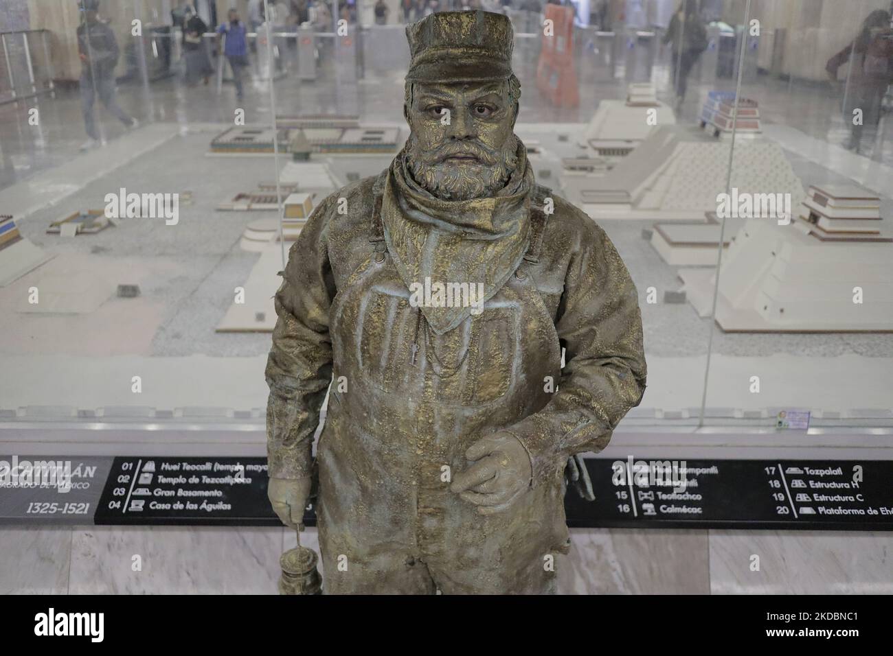 José Miguel Moctezuma, characterised as Don Ferro Ferrocarrilero ...