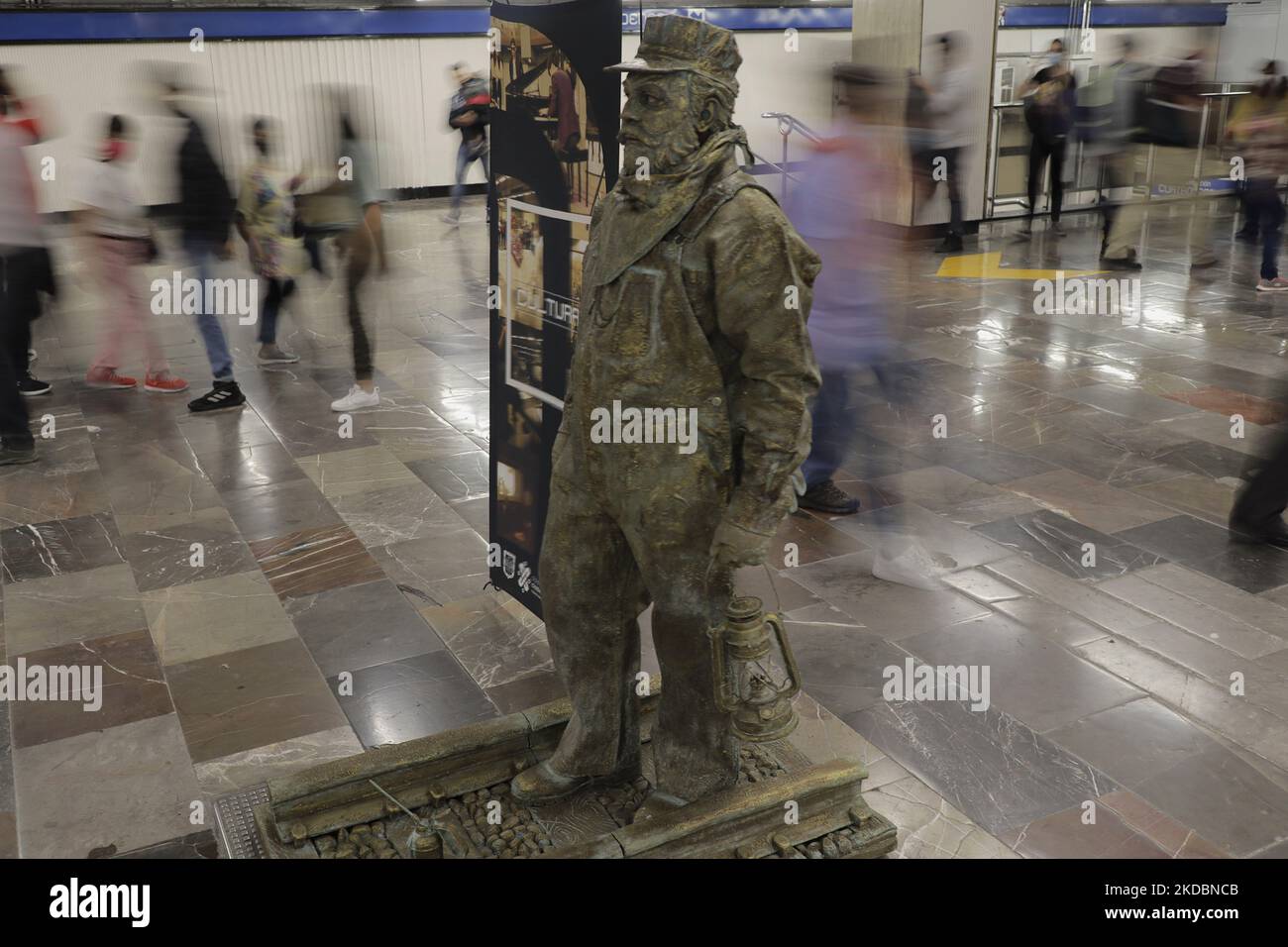 José Miguel Moctezuma, characterised as Don Ferro Ferrocarrilero ...