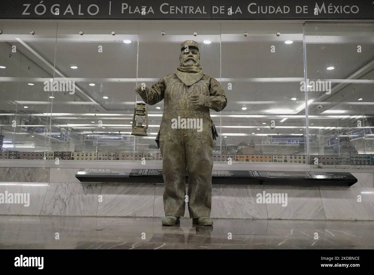 José Miguel Moctezuma, characterised as Don Ferro Ferrocarrilero ...