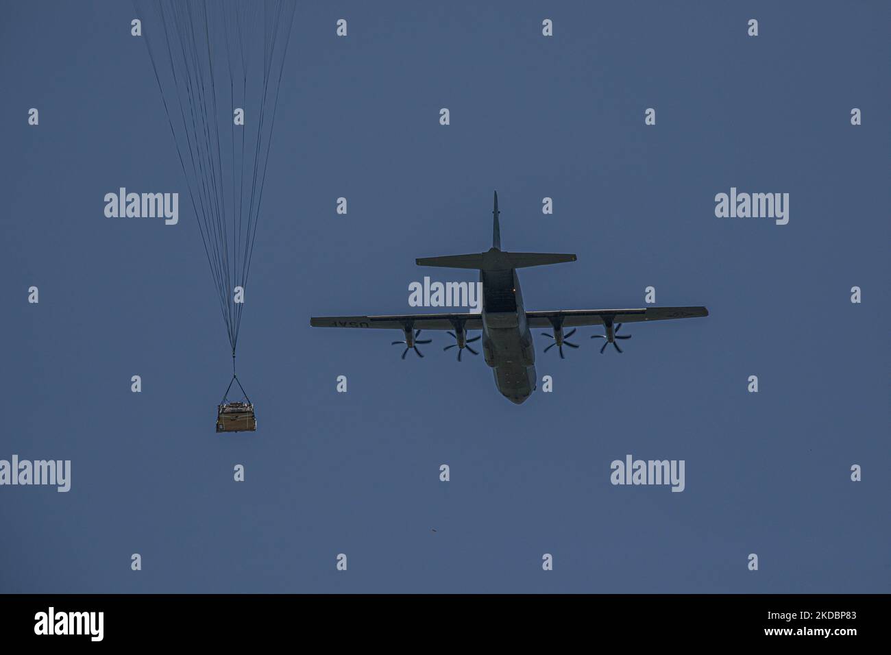 U.S. Air Force C-130’s from 36th Airlift Squadron, Yokota, Japan and ...