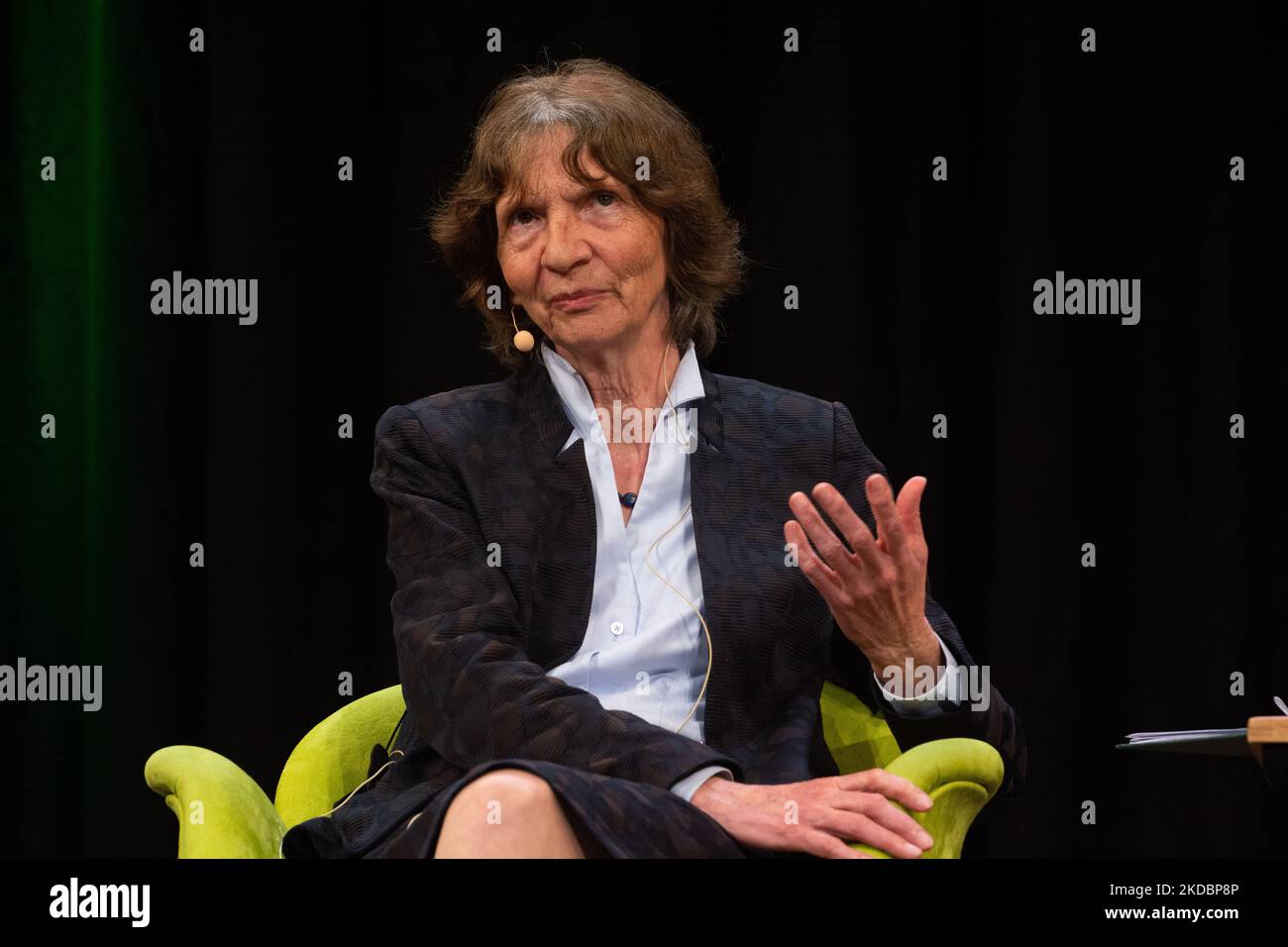 Aleida Assmann, an German professor, is seen at the phil.cologne ...