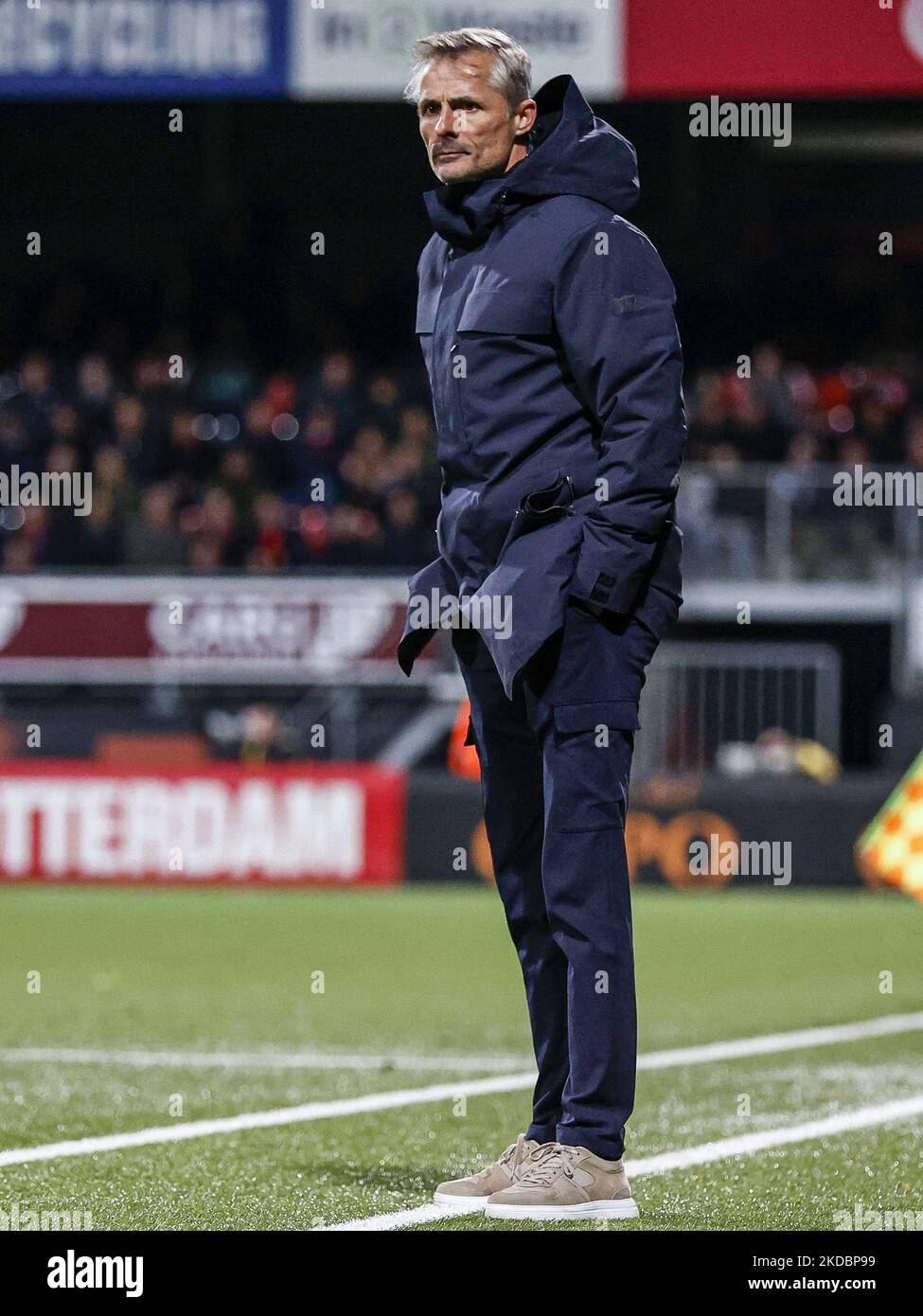 ROTTERDAM - SC Heerenveen coach Kees van Wonderen during the Dutch ...