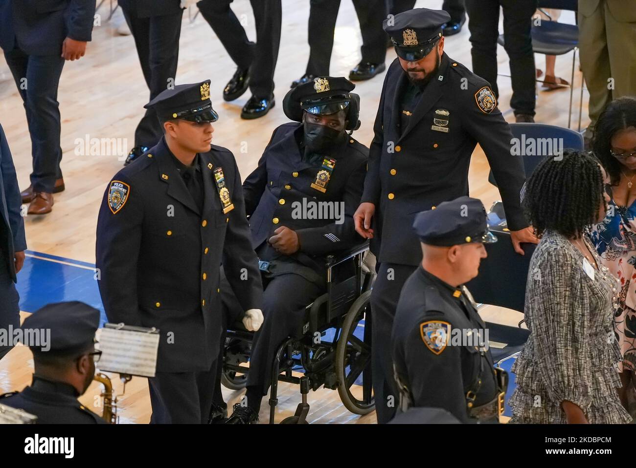 NEW YORK, NY - JUNE 7: NYPD Detective Dalsh Veve is seen at at the New ...