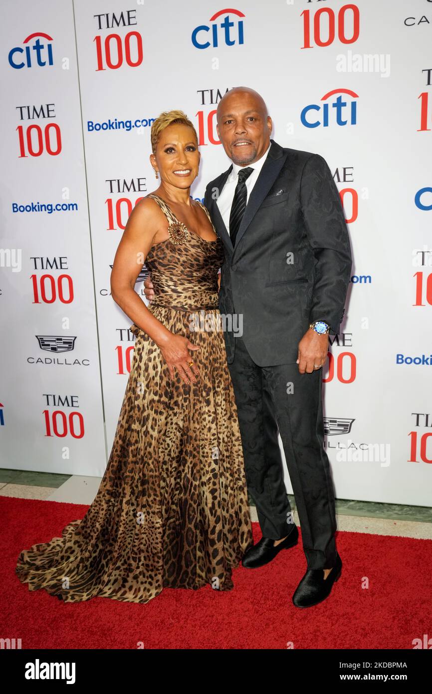Adrienne Banfield-Norris and Rodney Norris attends the 2022 TIME100 ...