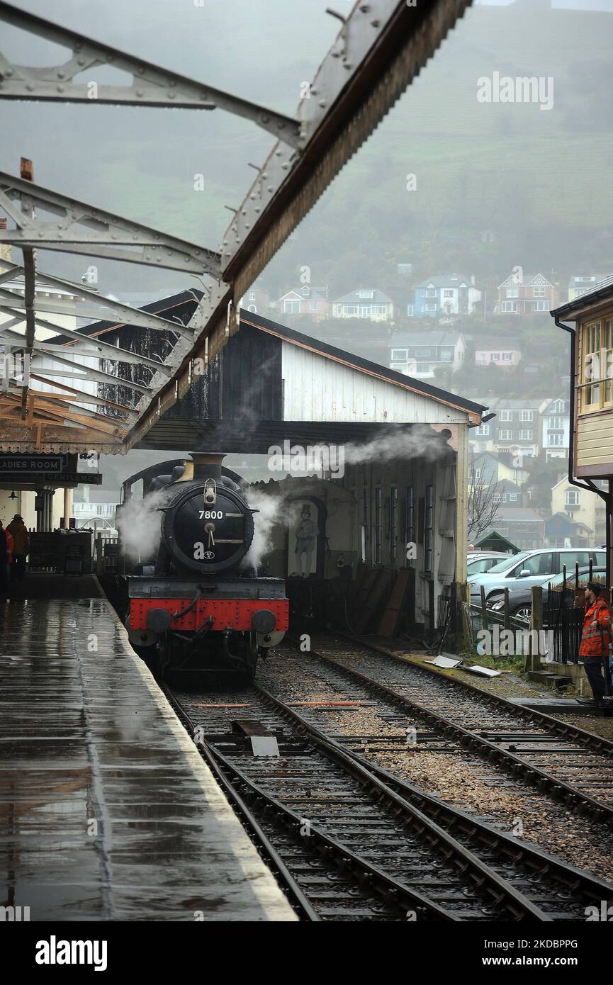 "Lydham Manor" (running as class pioneer 7800 "Torquay Manor") at ...