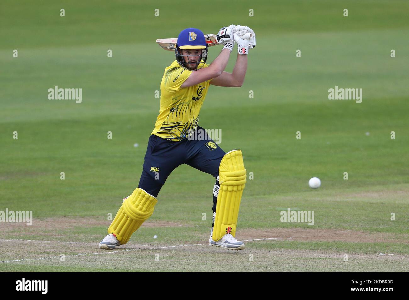 Durham's Ollie Robinson during the Vitality Blast T20 match between ...