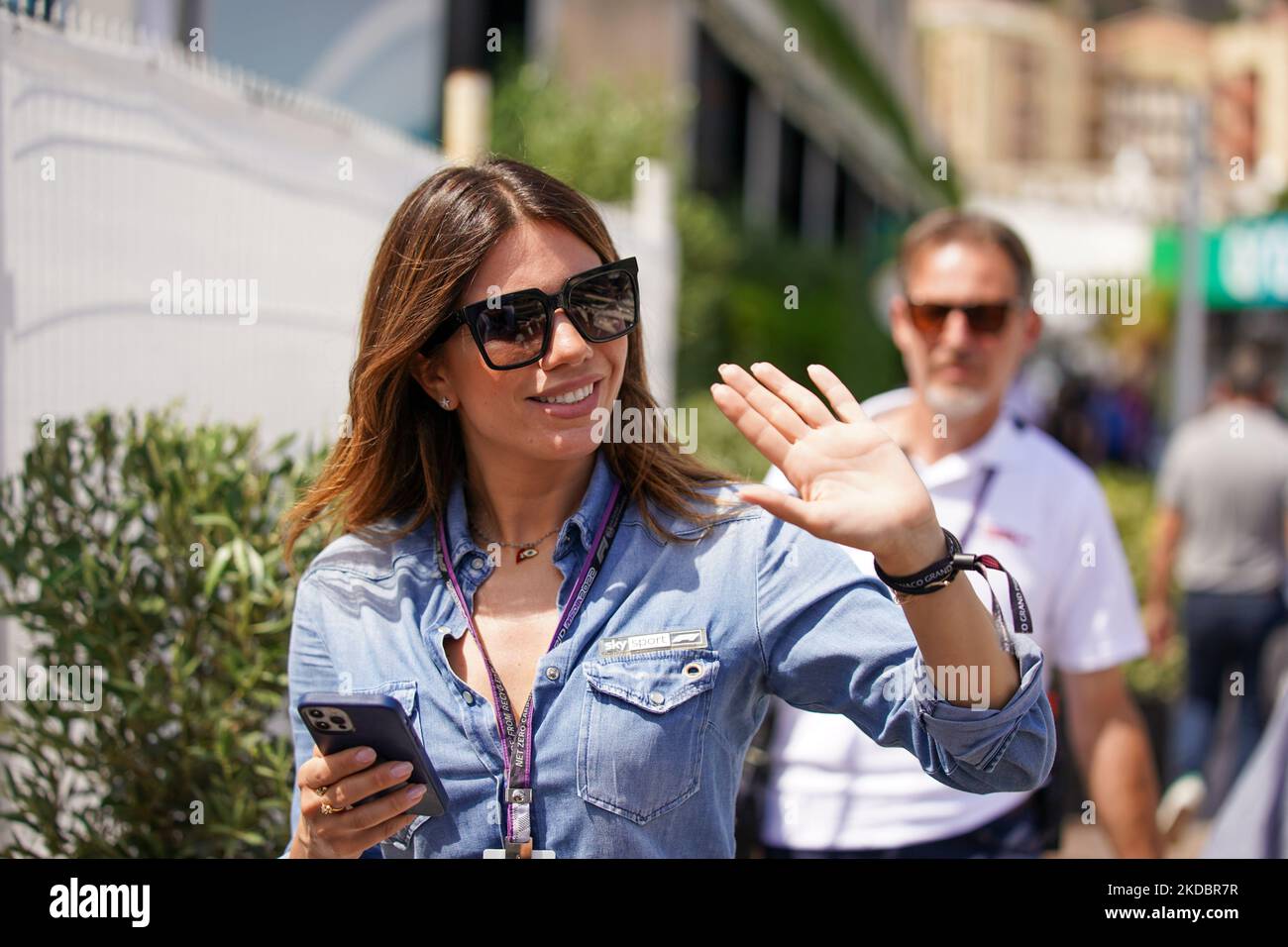 Federica Masolin, Sky Italy, during the Formula 1 Grand Prix De Monaco ...