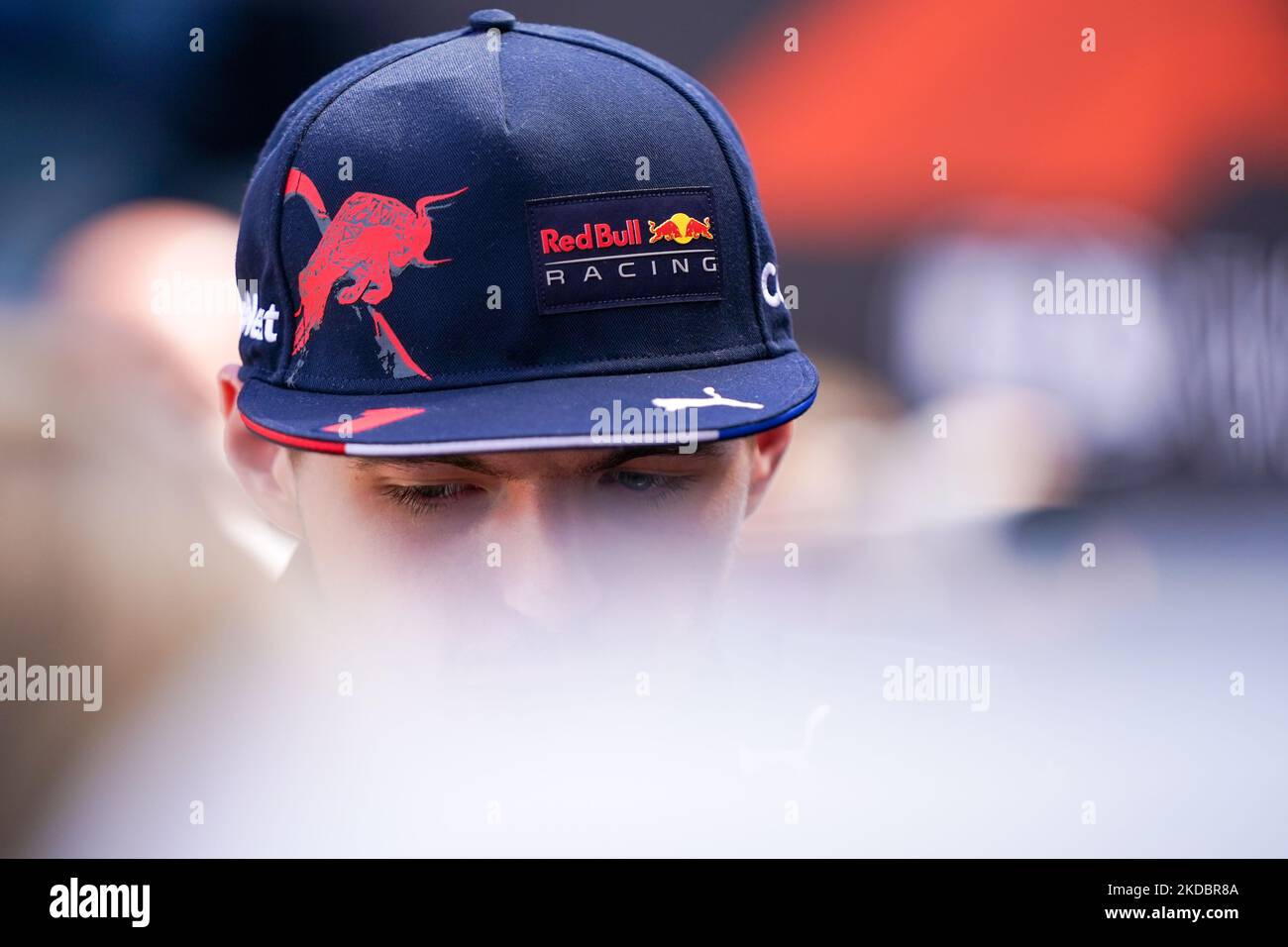 Max Verstappen of Holland driving the (1) Oracle Red Bull Racing RB18 ...