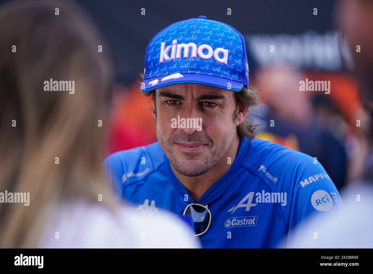 Fernando Alonso of Spain driving the (14) BWT Alpine F1 Team A522 ...