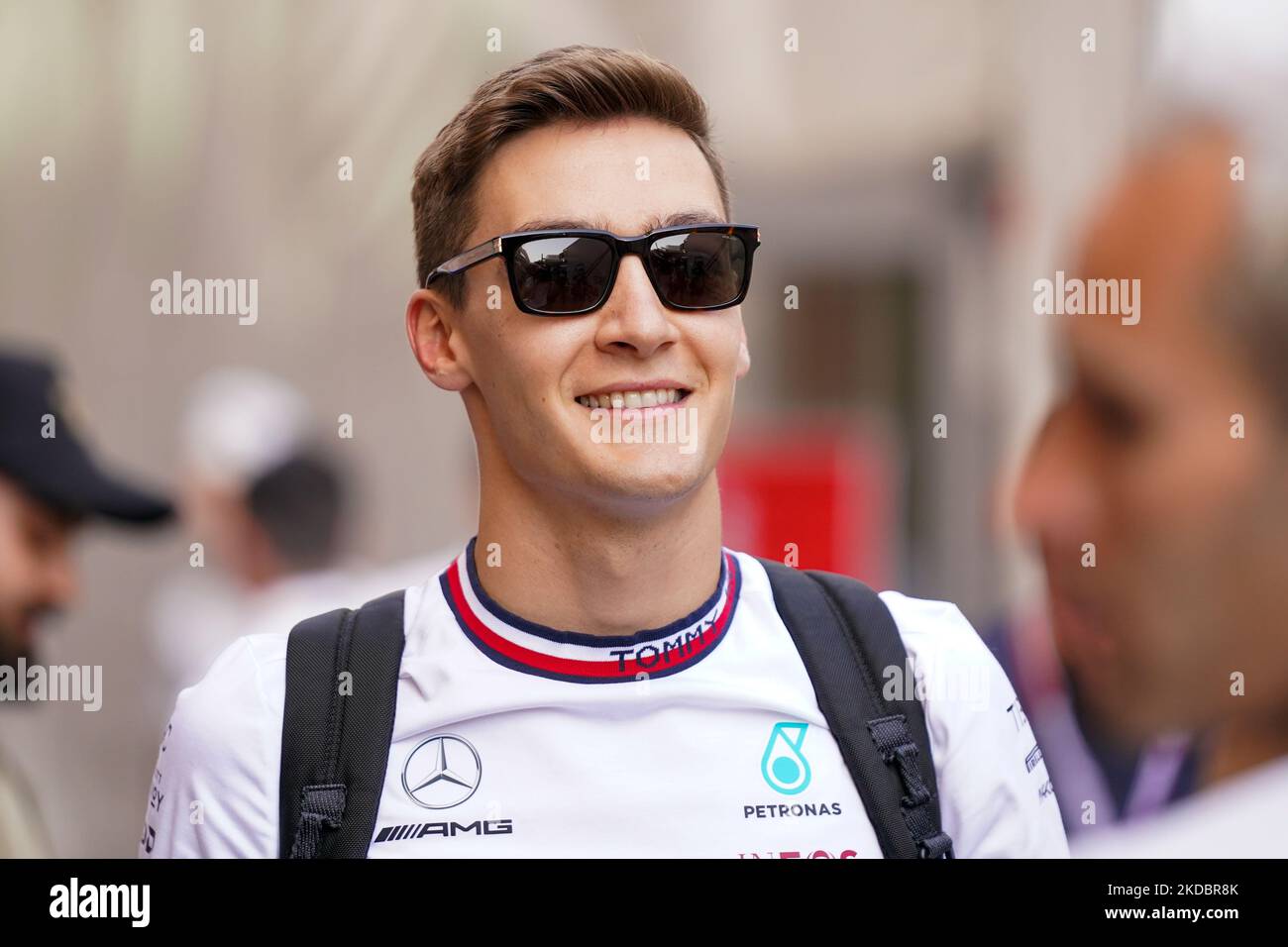 George Russell of UK driving the (63) Mercedes-AMG Petronas F1 Team F1 ...