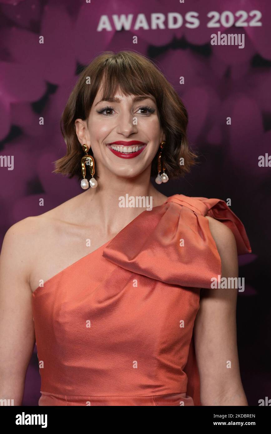 Jessica Pels at the 2022 Fragrance Foundation Awards held on June 9 ...