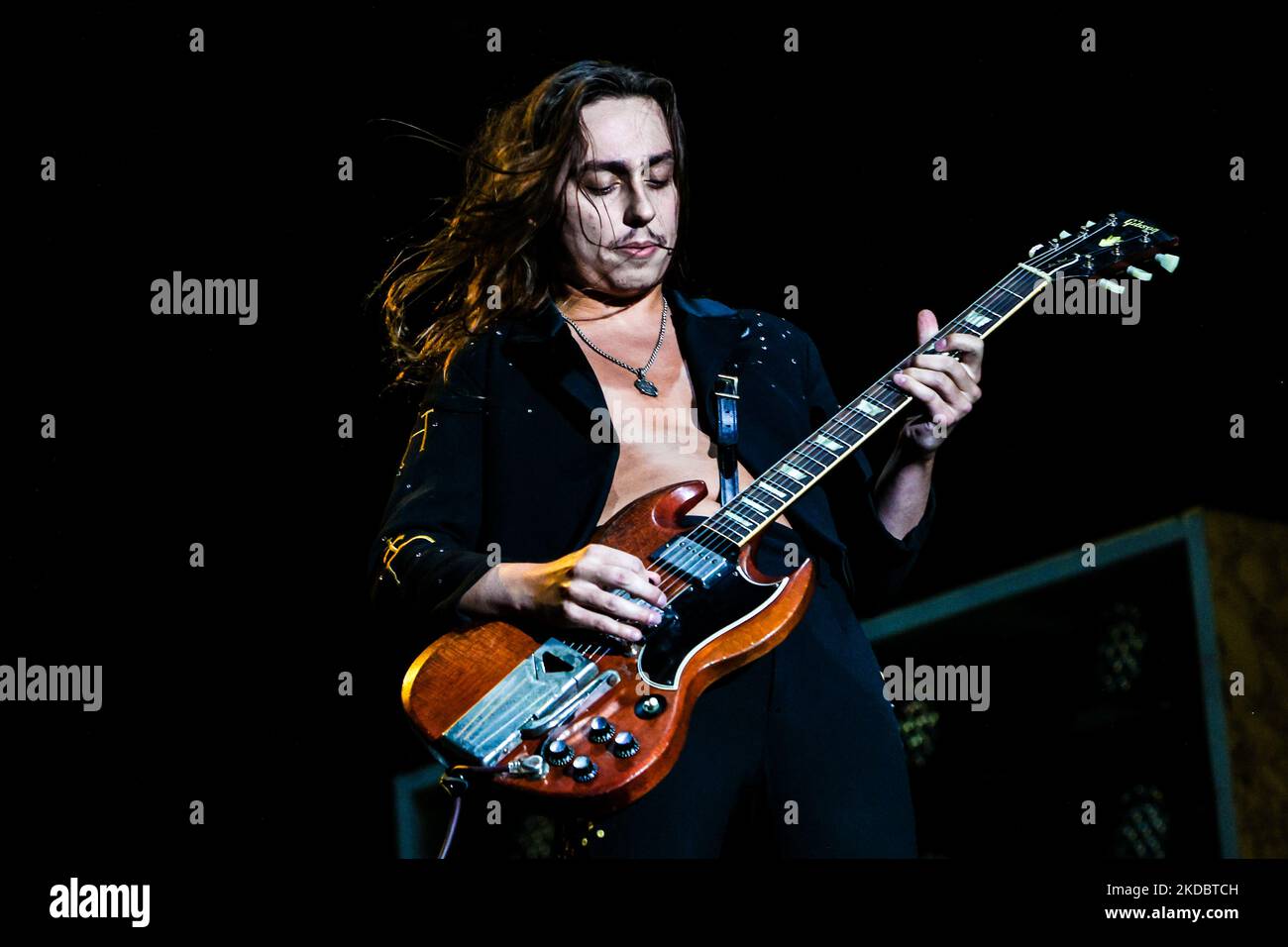 Jake Kiszka of Greta Van Fleet in concert at IDAYS Festival in Milano ...