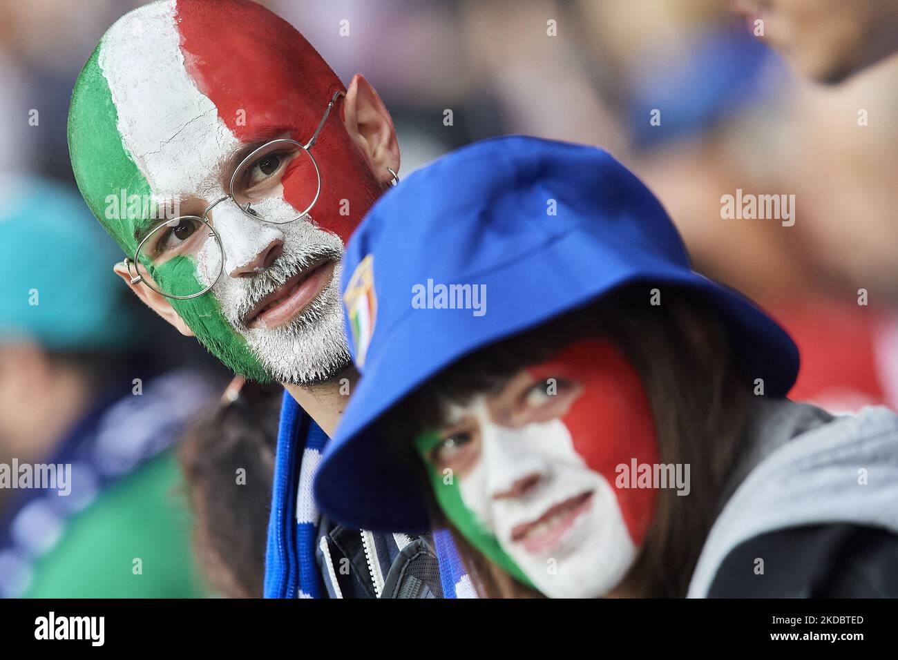 Italy supporters during the Finalissima 2022 match between Argentina ...