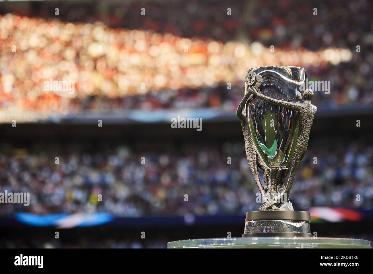 Finalissima trophy during the Finalissima 2022 match between Argentina ...