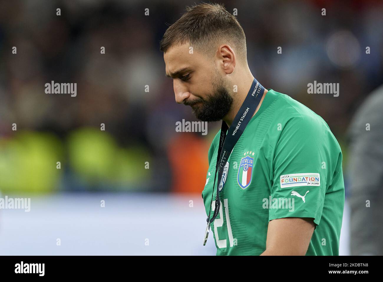 Gianluigi Donnarumma (Paris Saint-Germain) of Italy during the ...