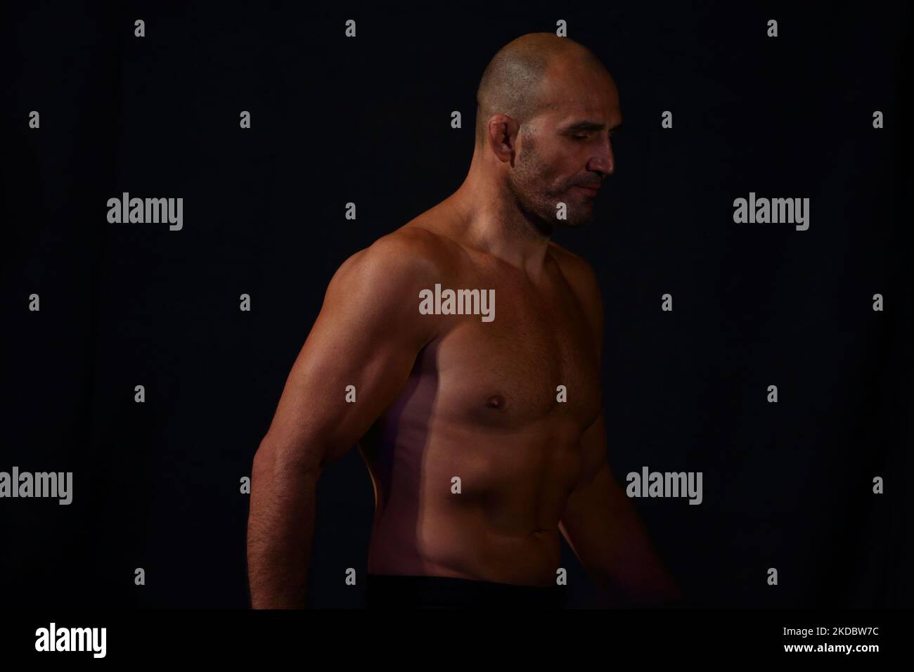 Glover Teixeira of Brazil walks off stage after the UFC 275 Weigh-Ins ...