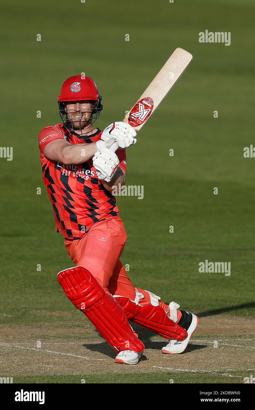 Steven Croft of Lancashire Lightning bats during the Vitality Blast T20 ...