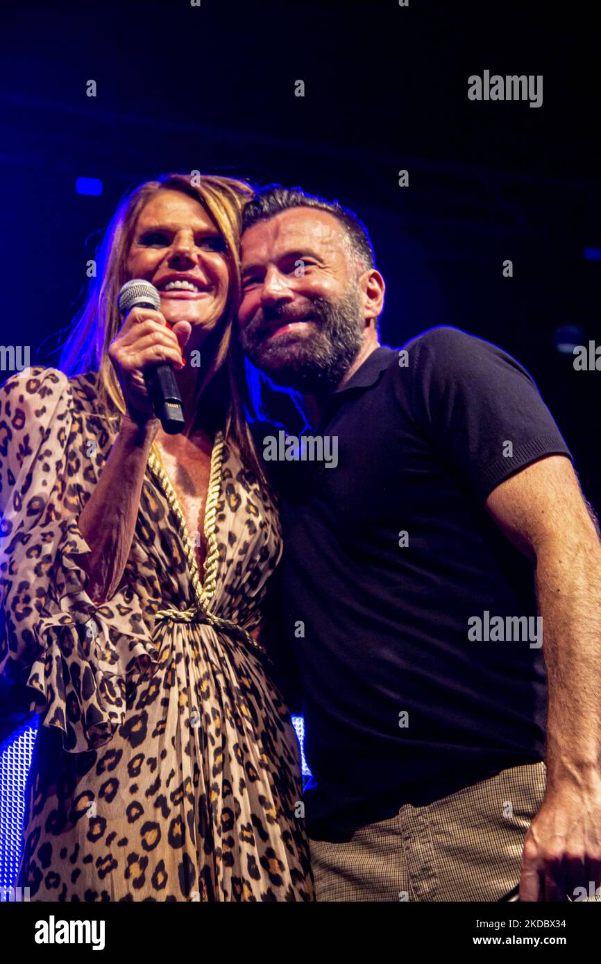 Opening night Padova Pride Village 2022, the Italian singer Arisa and ...