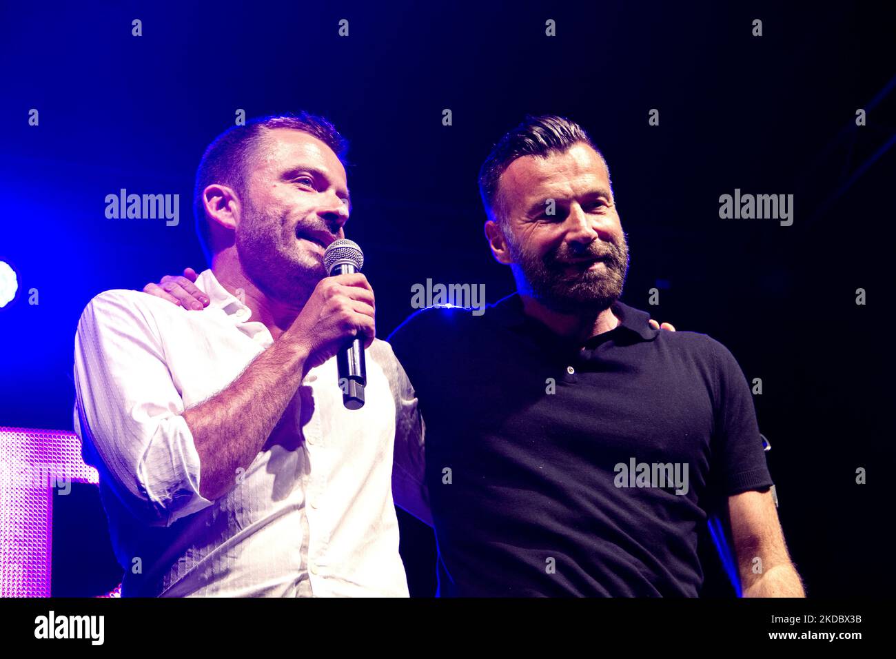 Opening night Padova Pride Village 2022, the Italian singer Arisa and ...