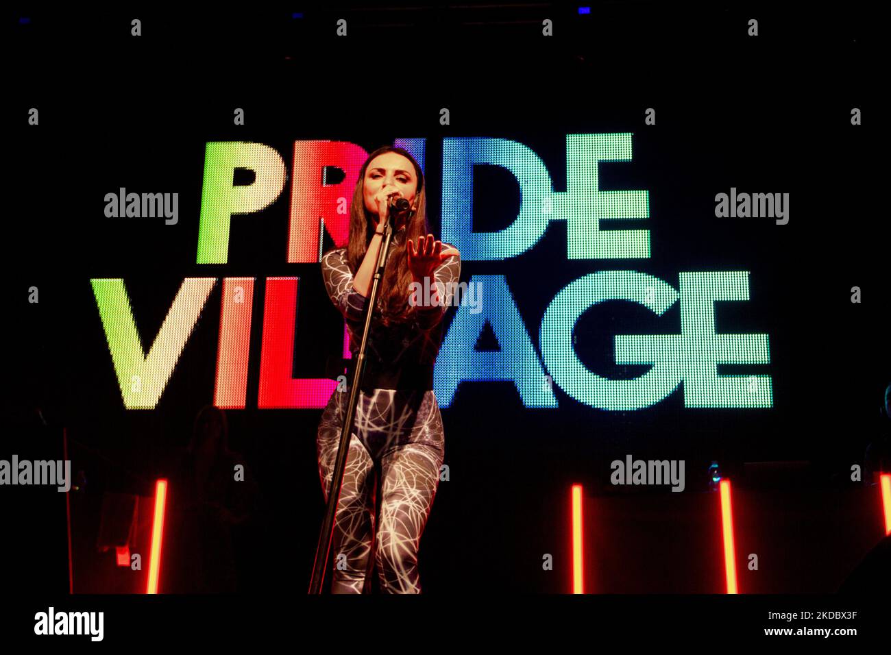 Opening night Padova Pride Village 2022, the Italian singer Arisa and ...