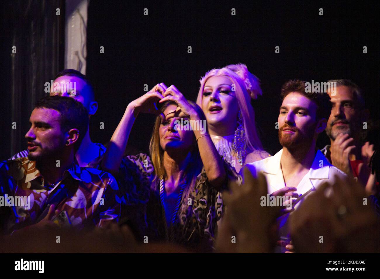 Opening night Padova Pride Village 2022, the Italian singer Arisa and ...