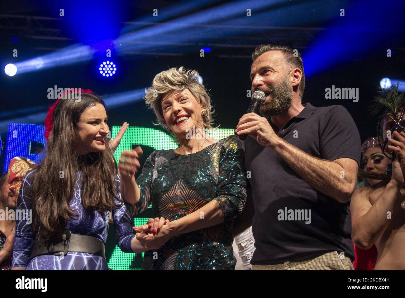 Opening night Padova Pride Village 2022, the Italian singer Arisa and ...