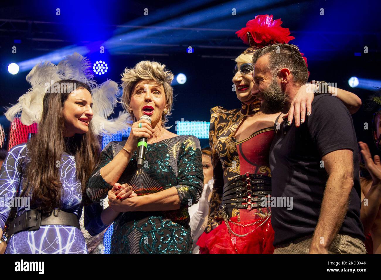Opening night Padova Pride Village 2022, the Italian singer Arisa and ...
