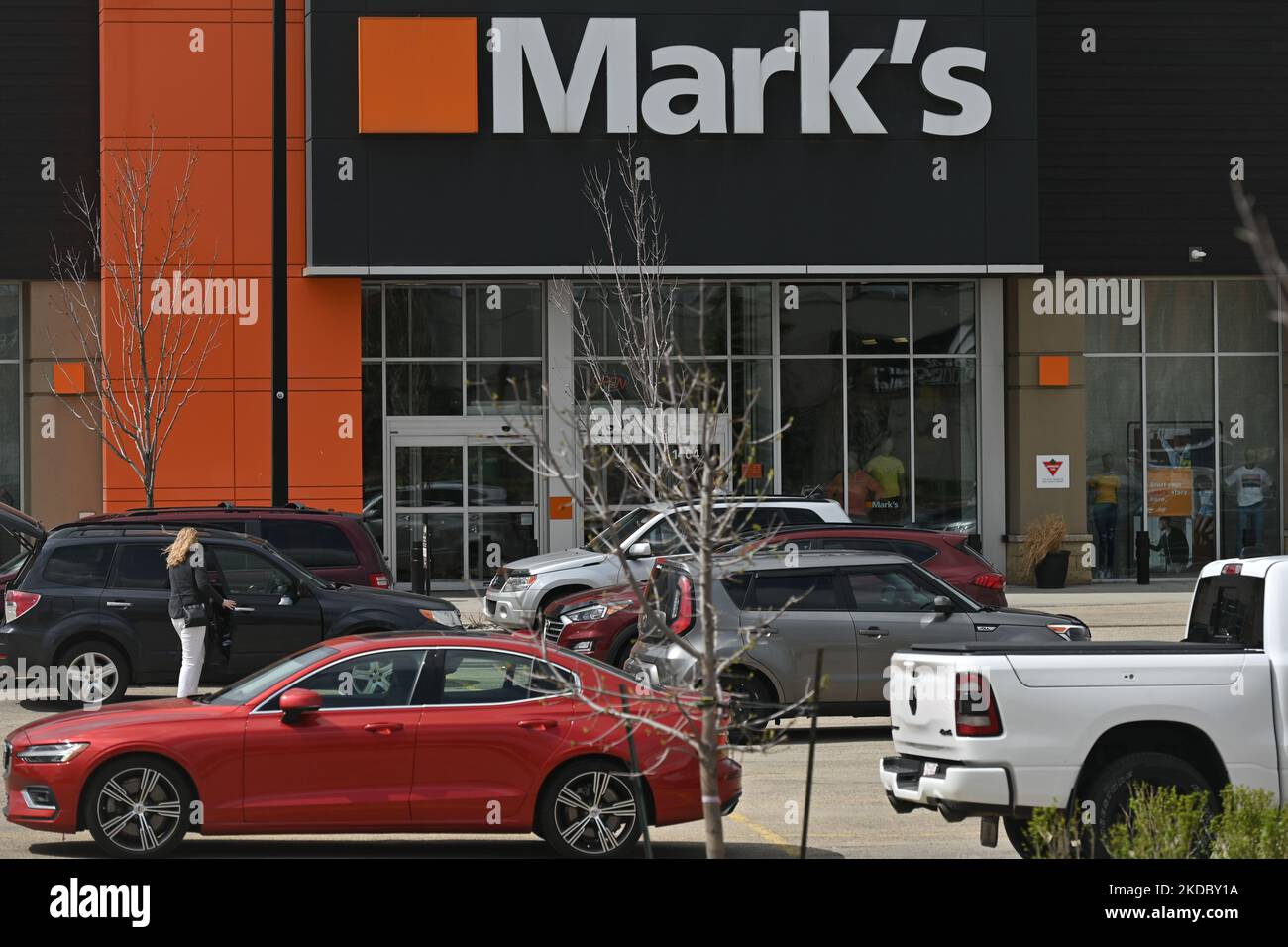 Logo of Mark's, a clothing retail company store, in South Edmonton ...