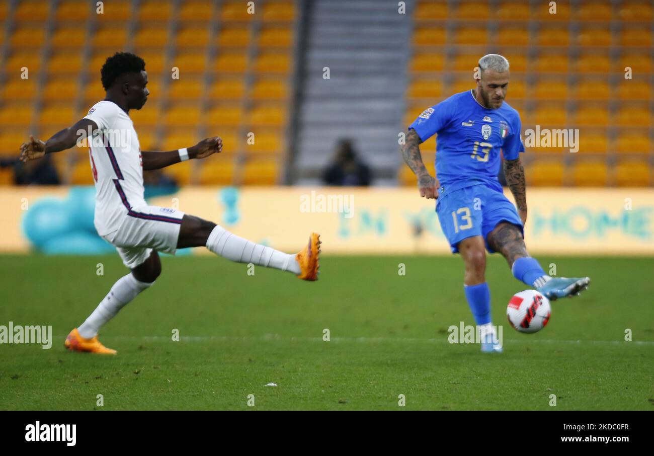 Federico Dimarco of Italy during UEFA Nations League - Group A3 between ...