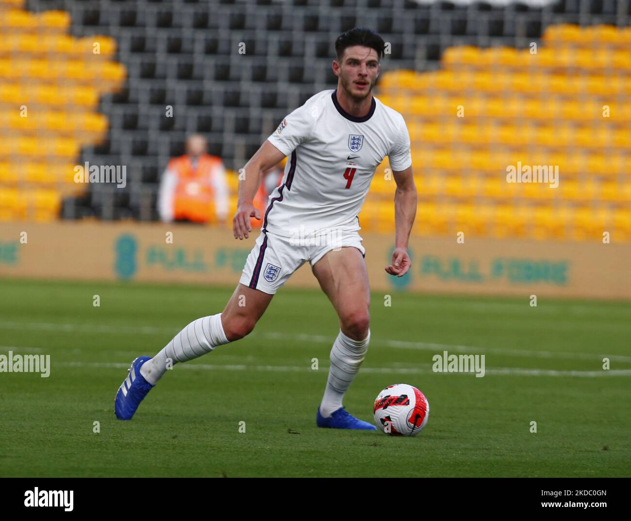 Declan Rice (West Ham) of England during UEFA Nations League - Group A3 ...