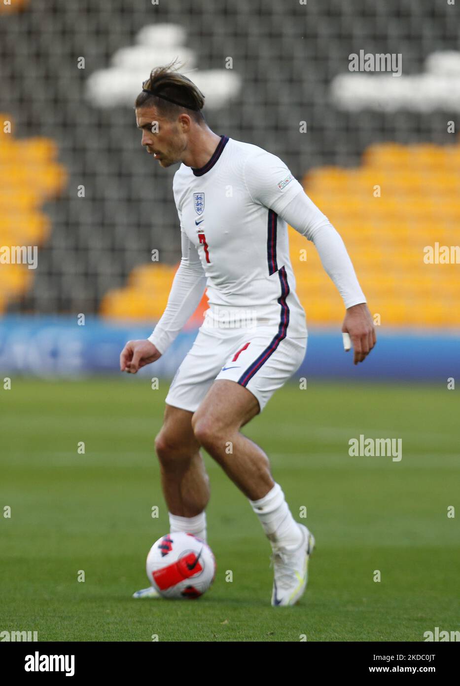 Jack Grealish (Man City) of England during UEFA Nations League - Group ...