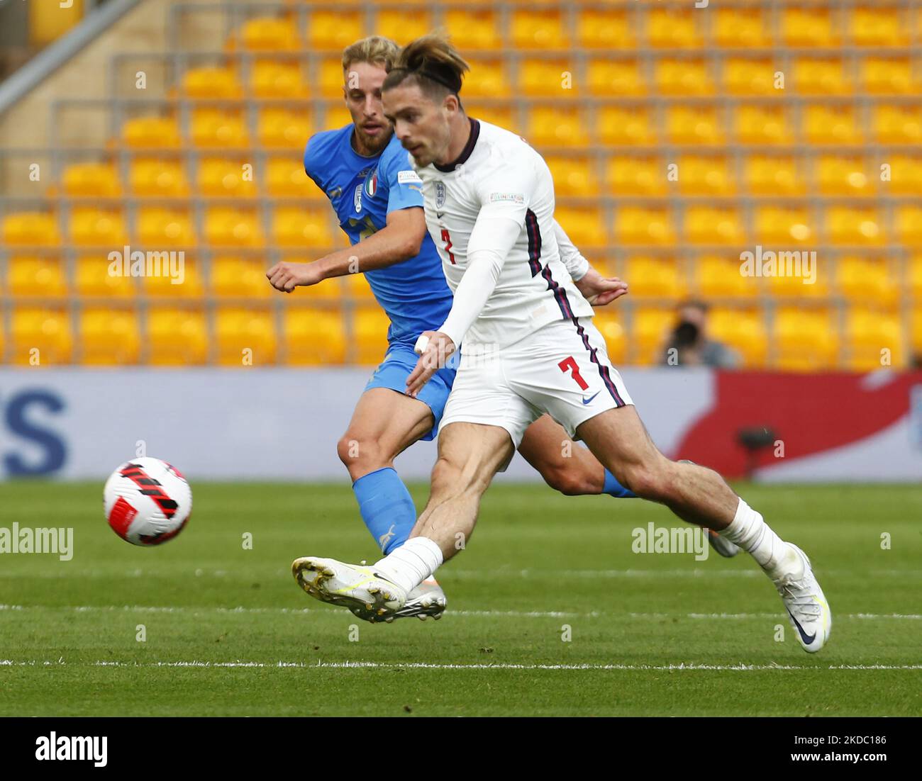 Jack Grealish (Man City) of England during UEFA Nations League - Group ...