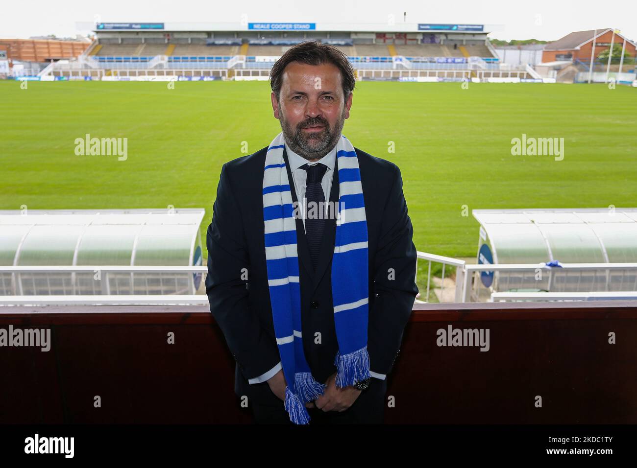 Paul Hartley is unveiled as the new manager of Hartlepool United at ...