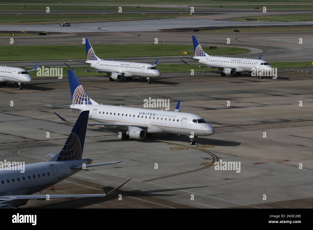 United planes at George Bush Intercontinental Airpot in Houston, Texas ...