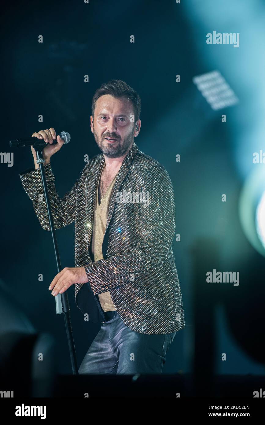 Cesare Cremonini performs live at Stadio Meazza San Siro in Milan for ...