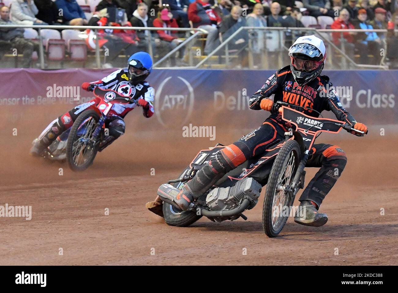 Sam Masters of Wolverhampton Wolves during the SGB Premiership match ...