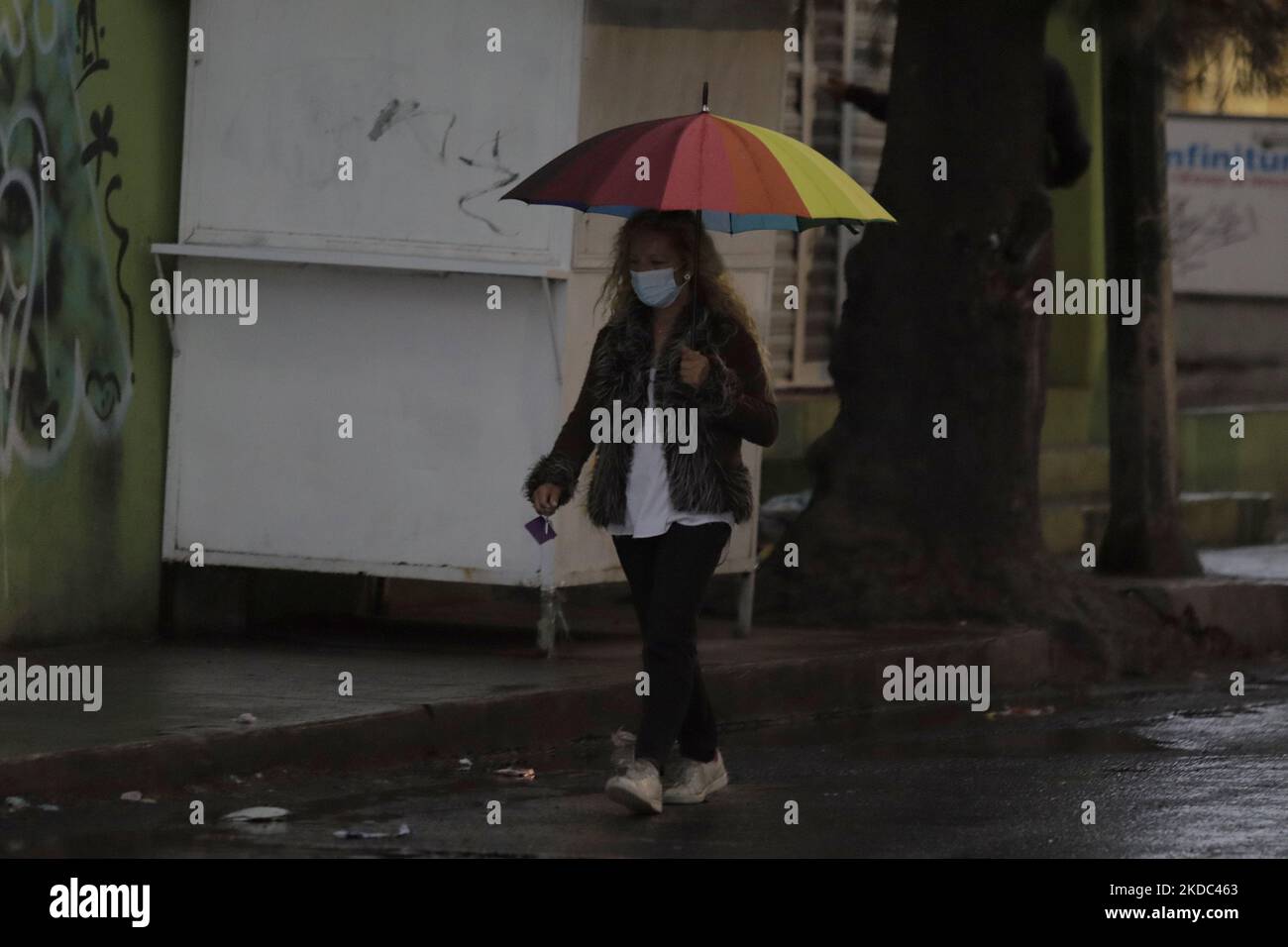 Walking In The Rain Without An Umbrella
