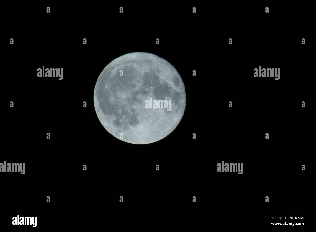 A superoon is seen in Cologne, Germany on June 15, 2022 (Photo by Ying ...