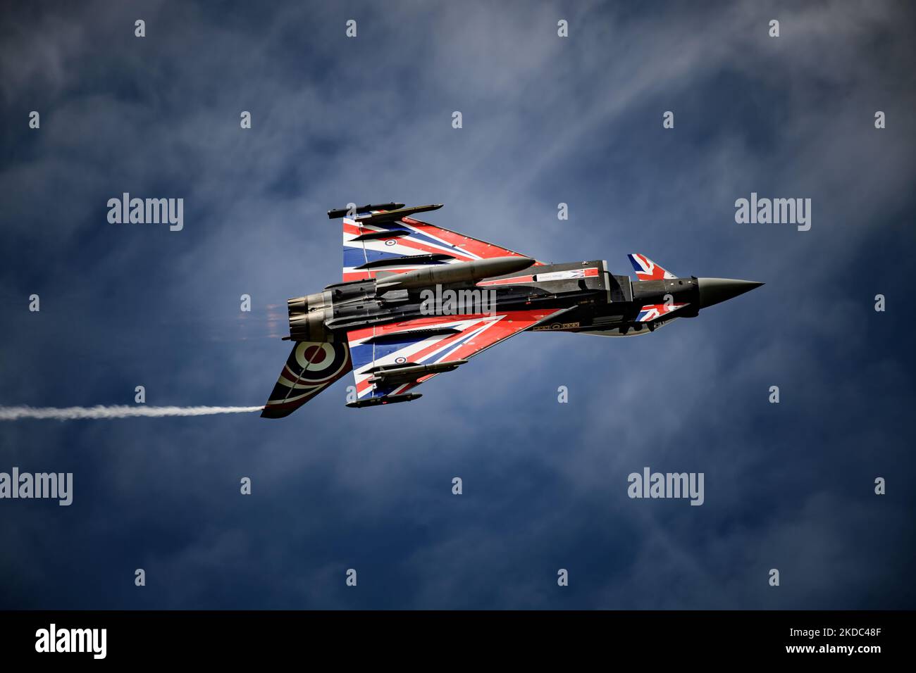 Royal Air Force display Eurofighter Typhoon (Blackjack) callsign ...