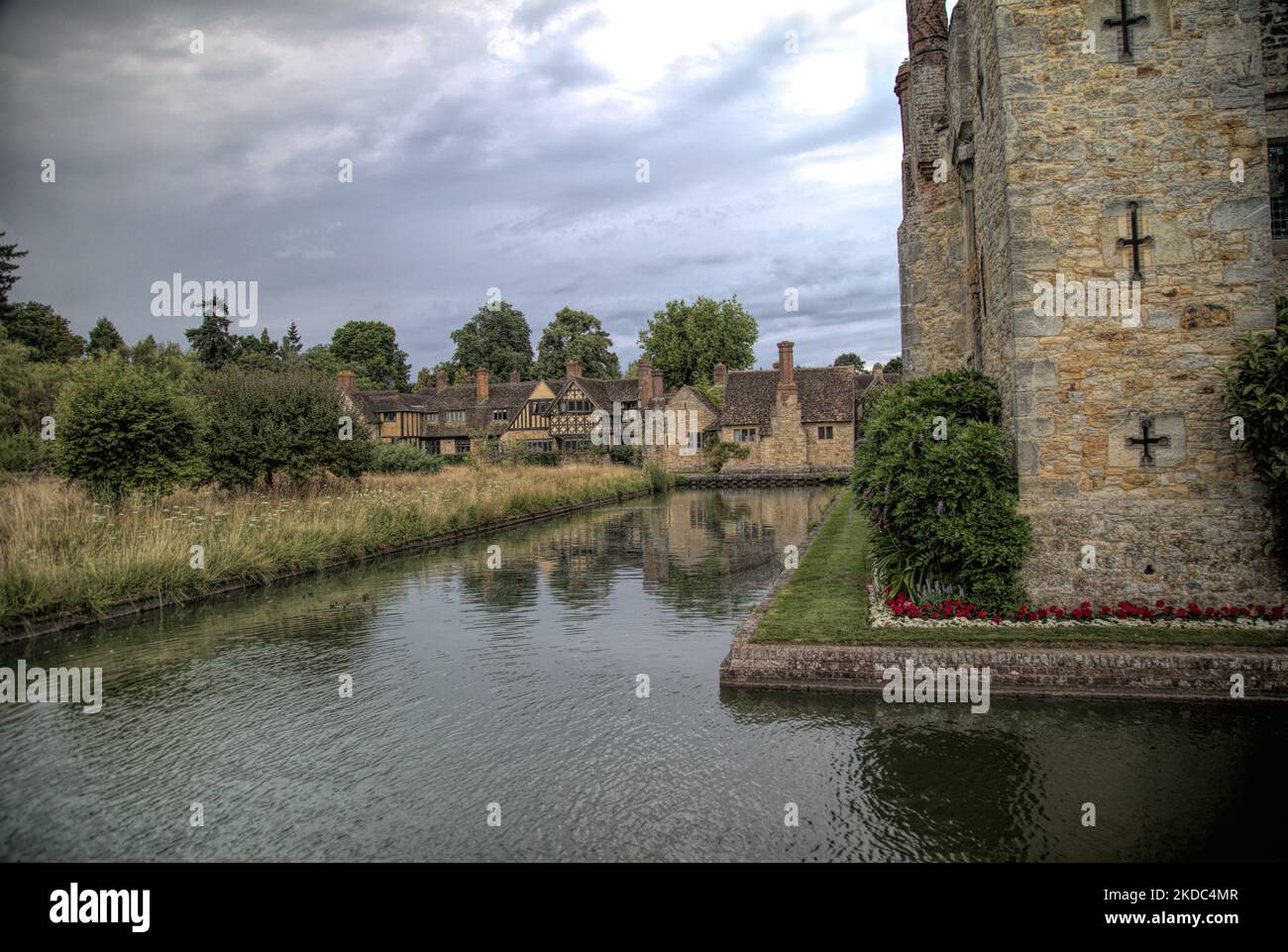 The houses near the Hever Castle in Hever village, UK Stock Photo - Alamy
