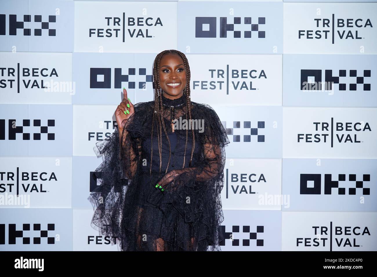 Issa Rae attends the premiere of "Vengeance" during the 2022 Tribeca ...