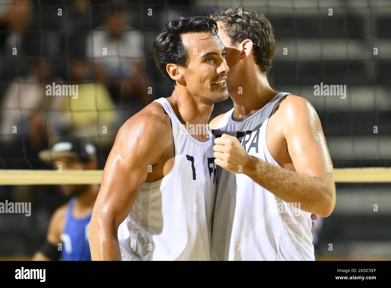 Youssef Krou (FRA) during the Beach Volleyball World Championships ...