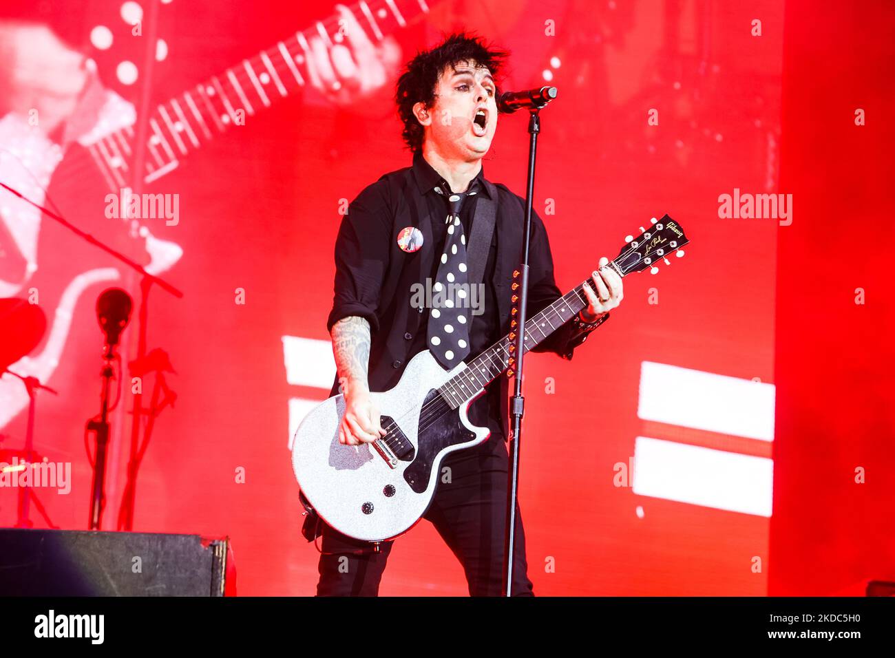 Billie Joe Armstrong of Green Day in concert at IDAYS Festival in ...