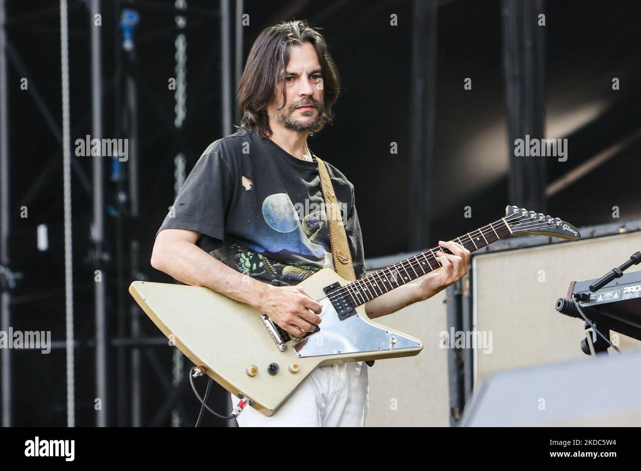 Brian Bell of Weezer in concert at IDAYS Festival in Milano, Italy, on ...