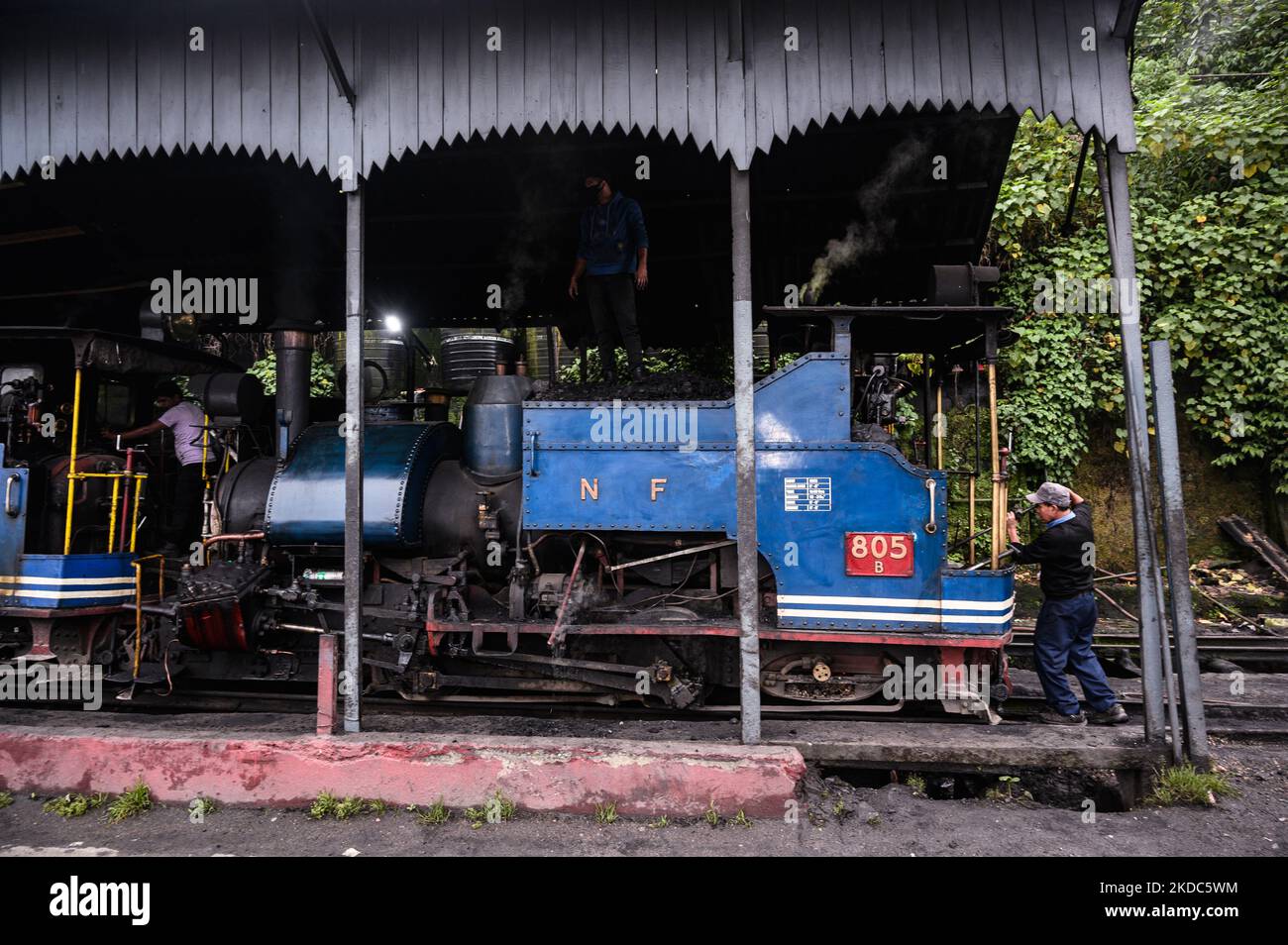 The steam engines of UNESCO World Heritage Site Darjeeling Himalayan ...